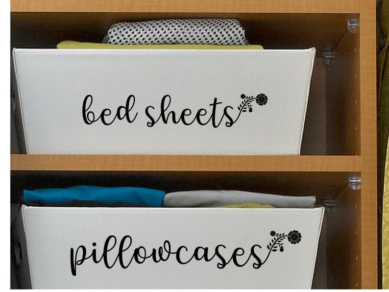 Custom Vinyl Storage Labels, Storage Labels, Closet Storage Labels ...