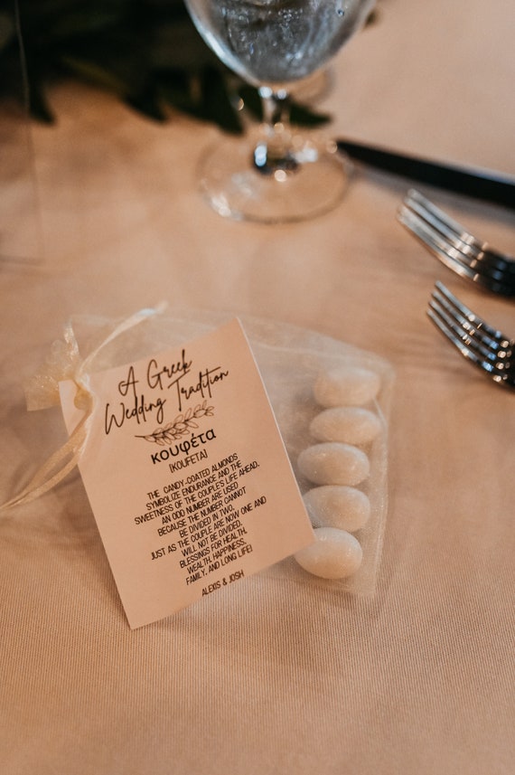 Greek Jordan Almond Tradition Digital Download 2 X 3.5 In. - Etsy