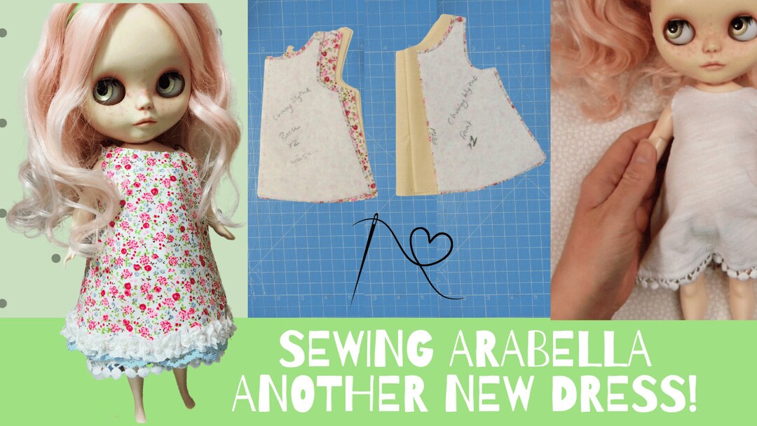 Chubby Blythe Doll Simple Shift Dress Template Pattern Pdf Digital ...