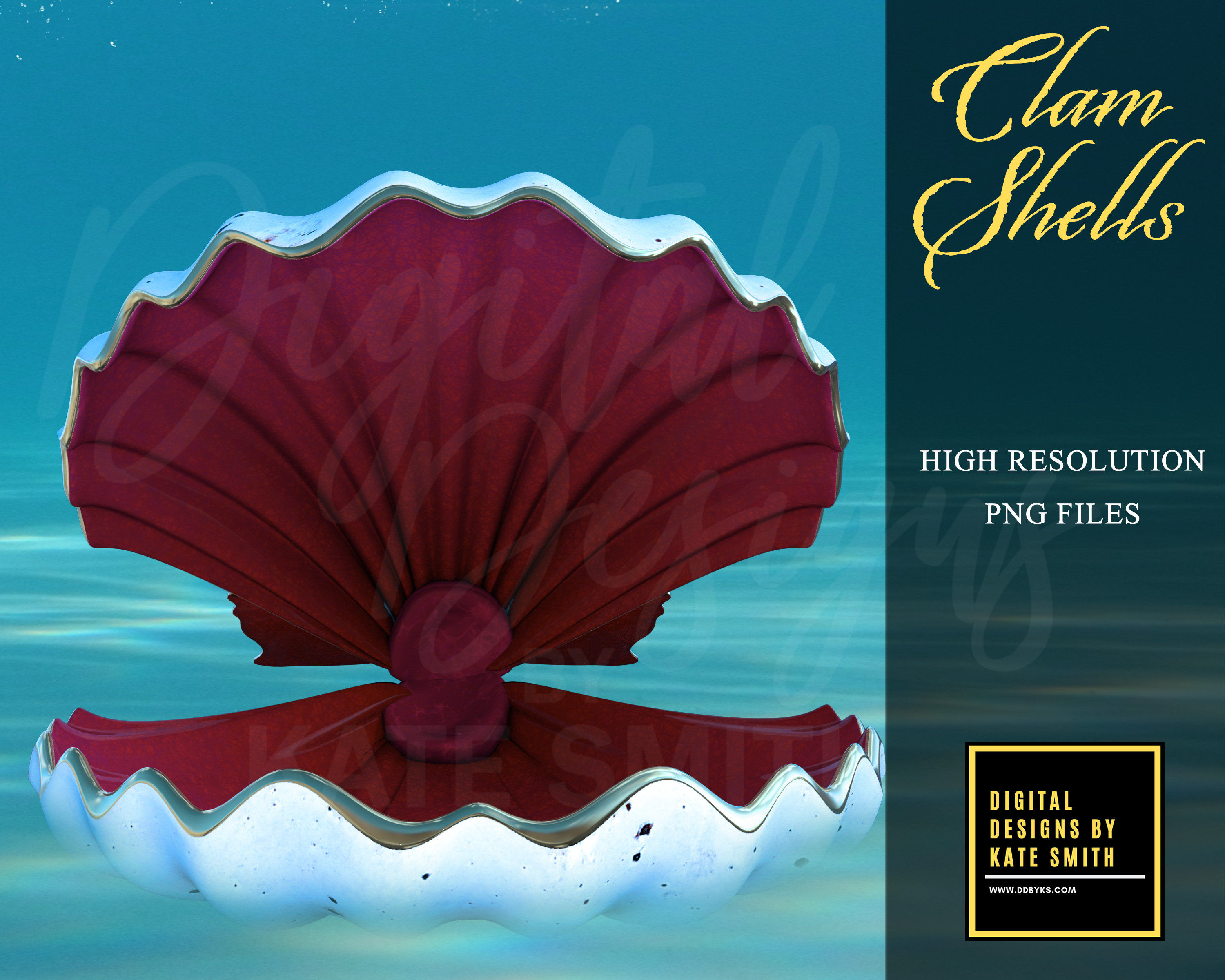 Giant Clam Shell Prop