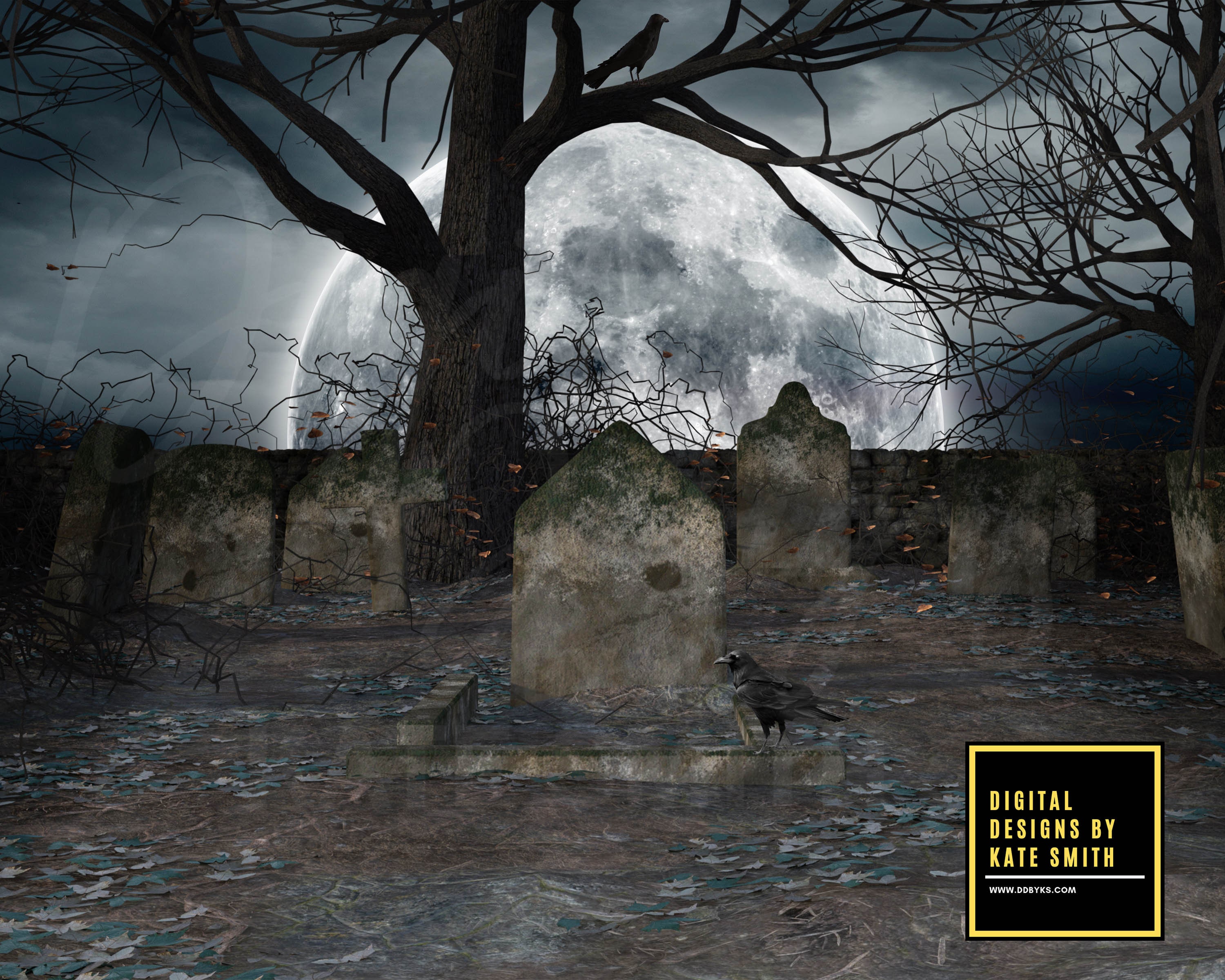 Graveyard Background Hd
