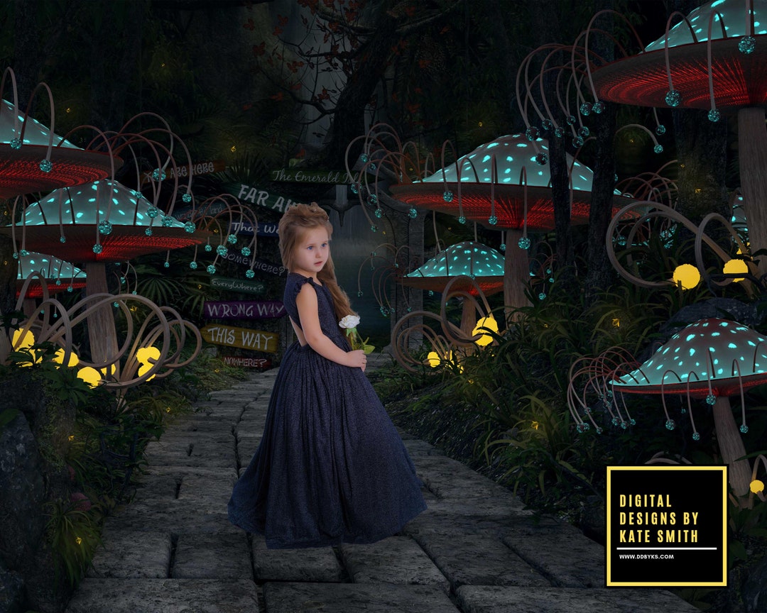 The Lost Path Backdrop / Background High Resolution Instant - Etsy