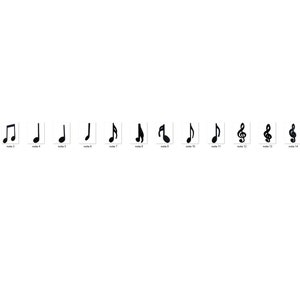 Musical Notes Overlays Separate PNG Files High Resolution - Etsy