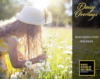 Daisy Overlays - Etsy