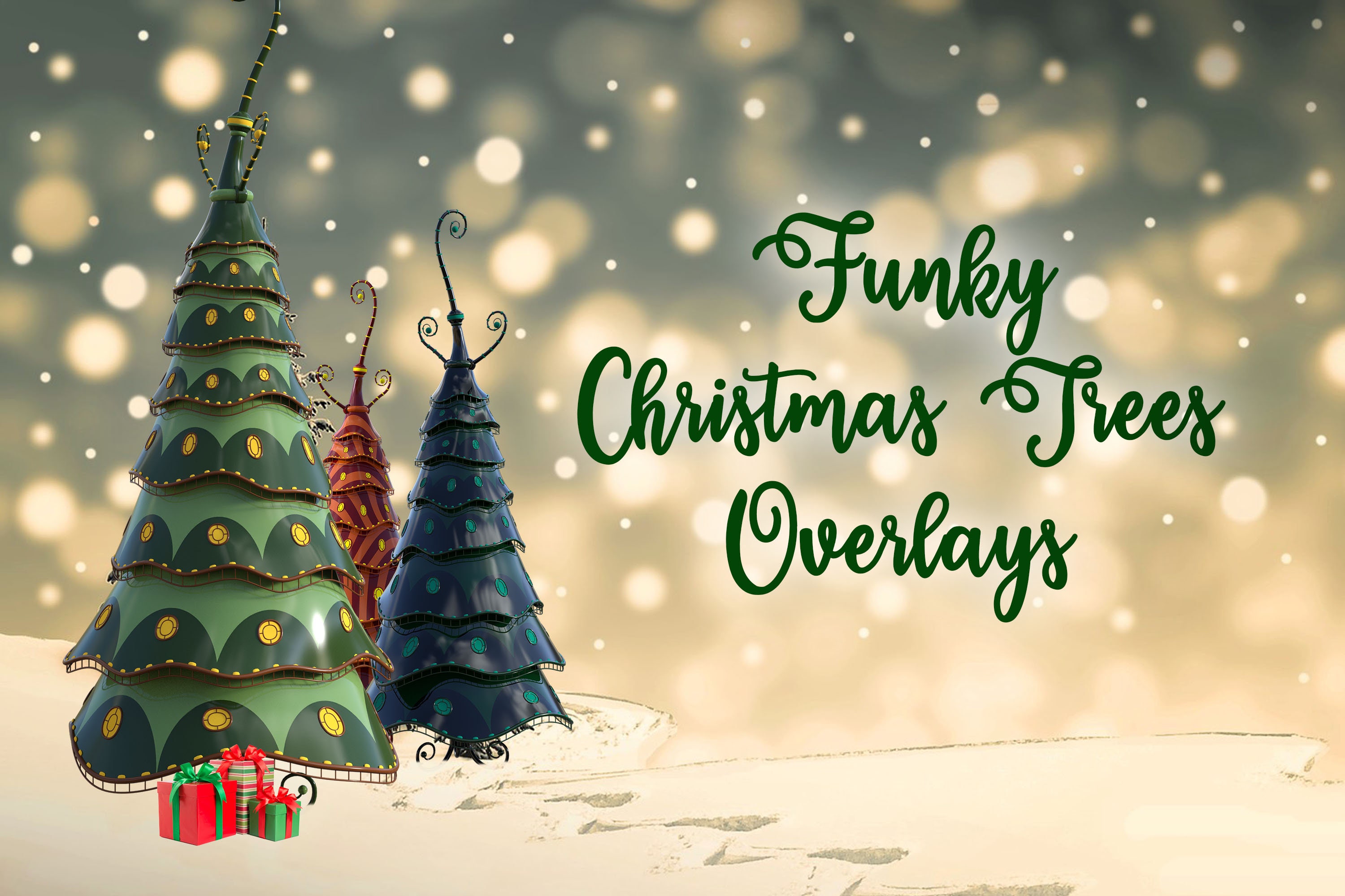 Funky Christmas Tree Overlays Separate PNG Files High | Etsy Funky Christmas Tree Overlays Separate PNG Files High | Etsy