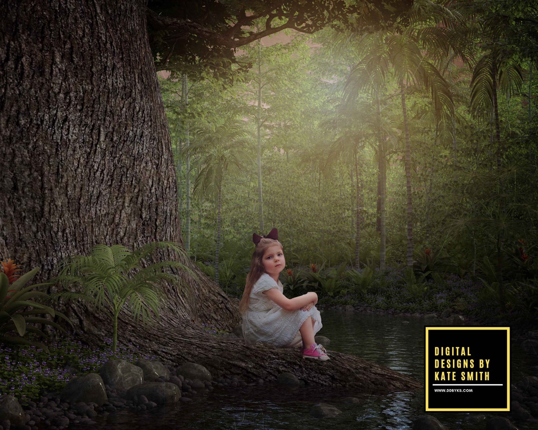 The Giant Tree Digital Backdrop / Background High Resolution - Etsy