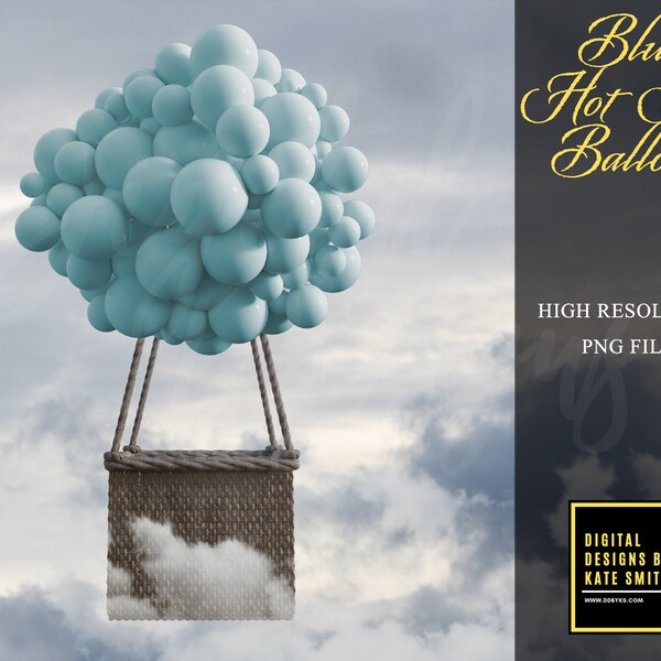 Balloon Overlay - Etsy