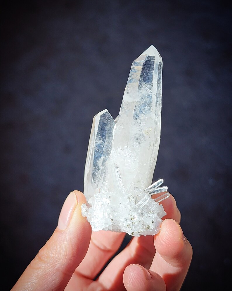 Blue Angel Feather Quartz Tyndall Effect From Peru Crystal - Etsy