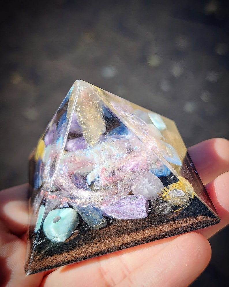 High Frequency Orgonite Pyramid - Etsy