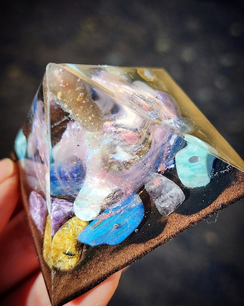 High Frequency Orgonite Pyramid - Etsy