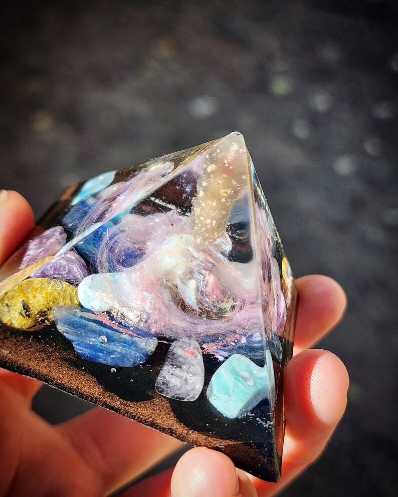 High Frequency Orgonite Pyramid - Etsy
