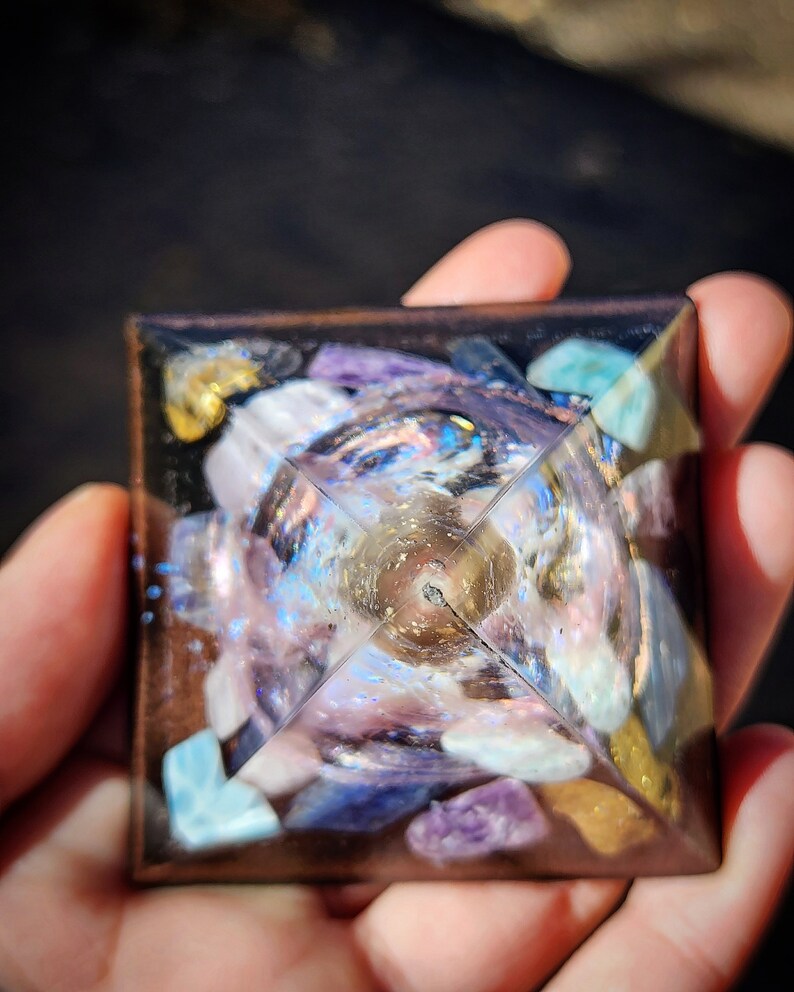 High Frequency Orgonite Pyramid - Etsy
