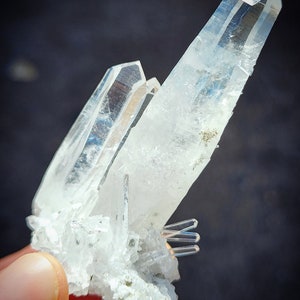 Blue Angel Feather Quartz- Tyndall Effect From Peru- Crystal Reading ...