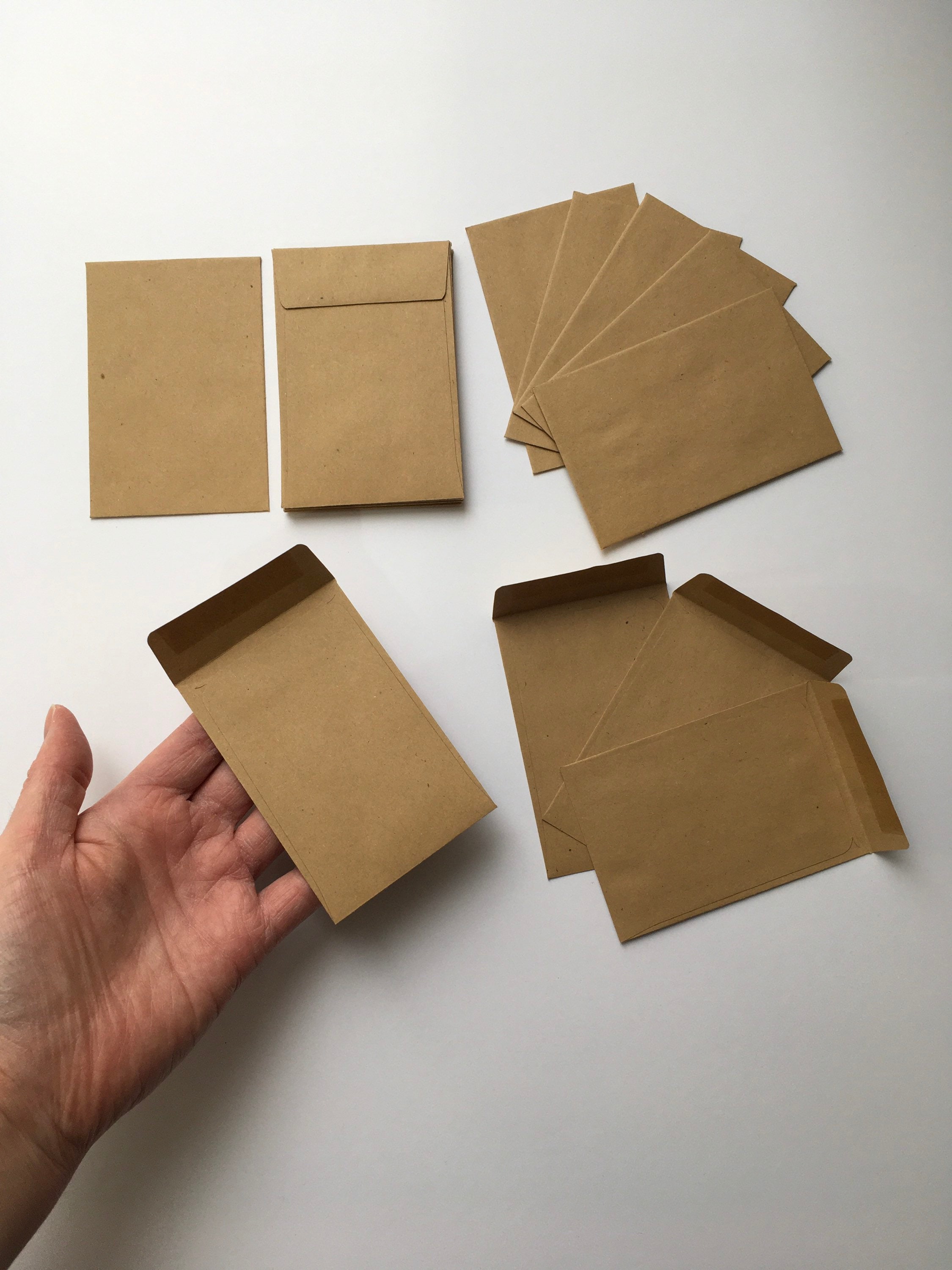 Mini Manilla Envelopes Brown Coin Envelopes Small Kraft Etsy Uk