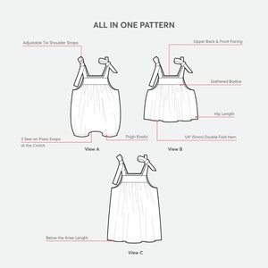 Baby Top Pattern PDF Sewing Pattern – Instant Download – Ties on ...