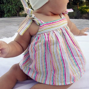 Baby Top Pattern PDF Sewing Pattern – Instant Download – Ties on ...