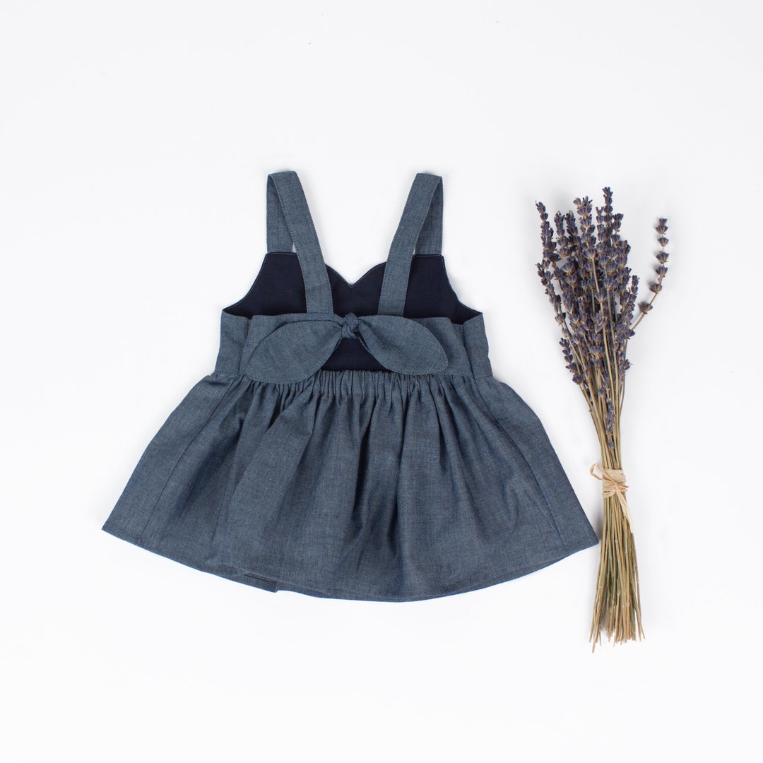 Erika Top & Dress Sewing Pattern – Peplum With Tie Back – PDF Tutorial ...