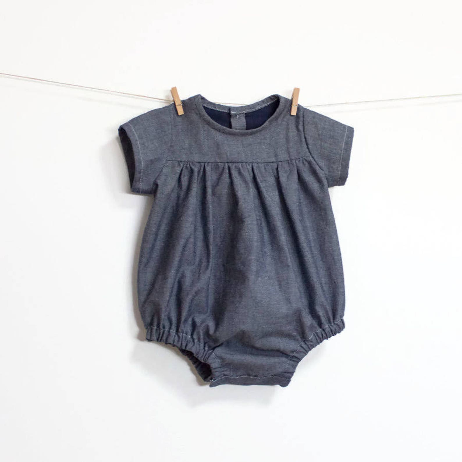 Baby Romper PDF Sewing Pattern Instant Download Long or - Etsy Australia
