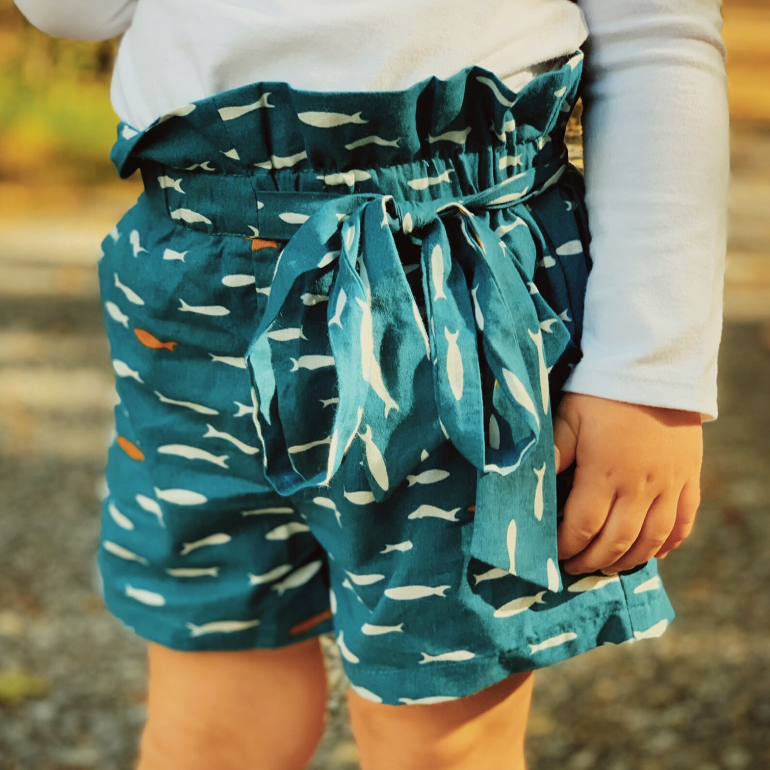 Baby Shorts Pants Sewing Pattern Paper Bag High Waist PDF - Etsy