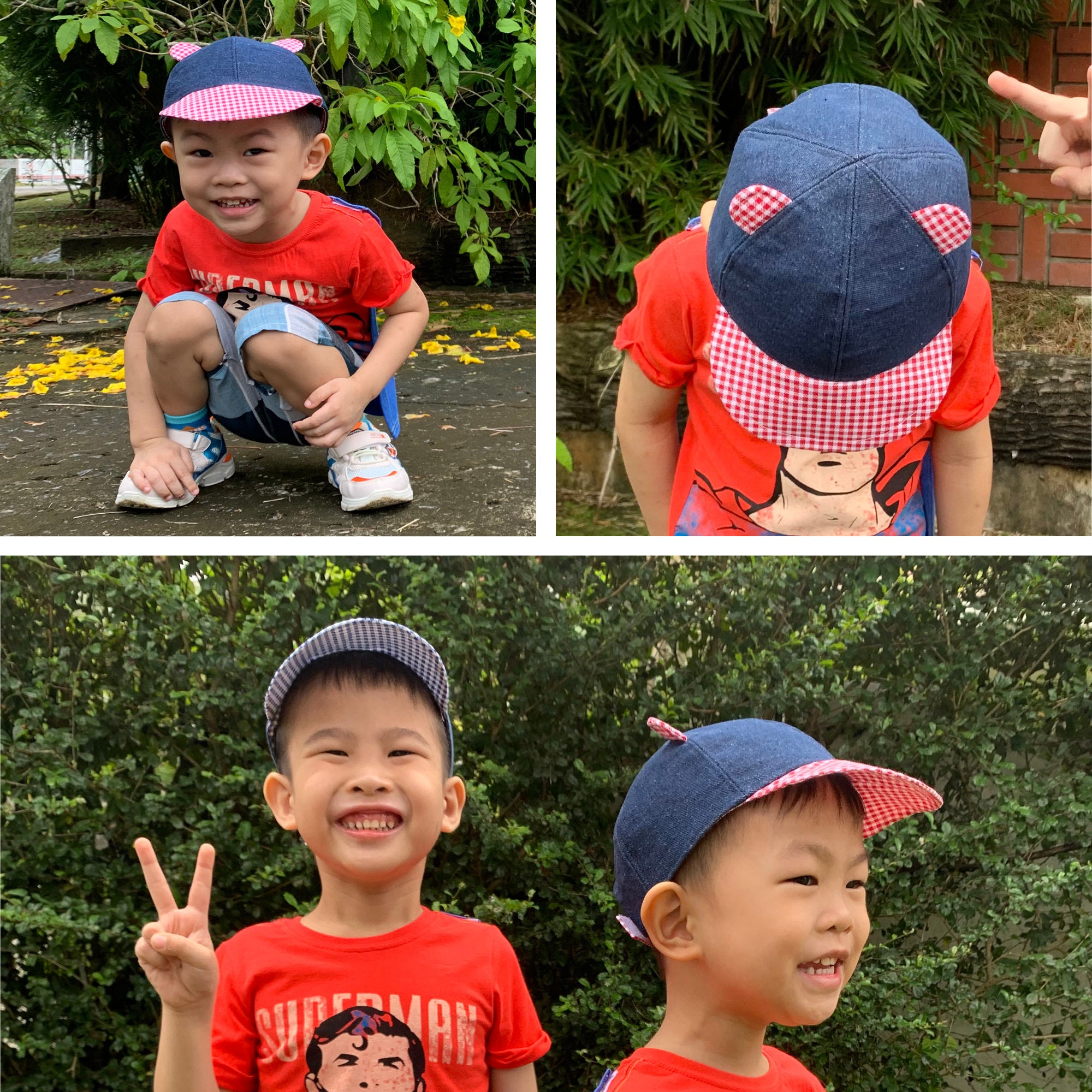 Baby Baseball Cap Sewing Pattern PDF Instant Download - Etsy Australia