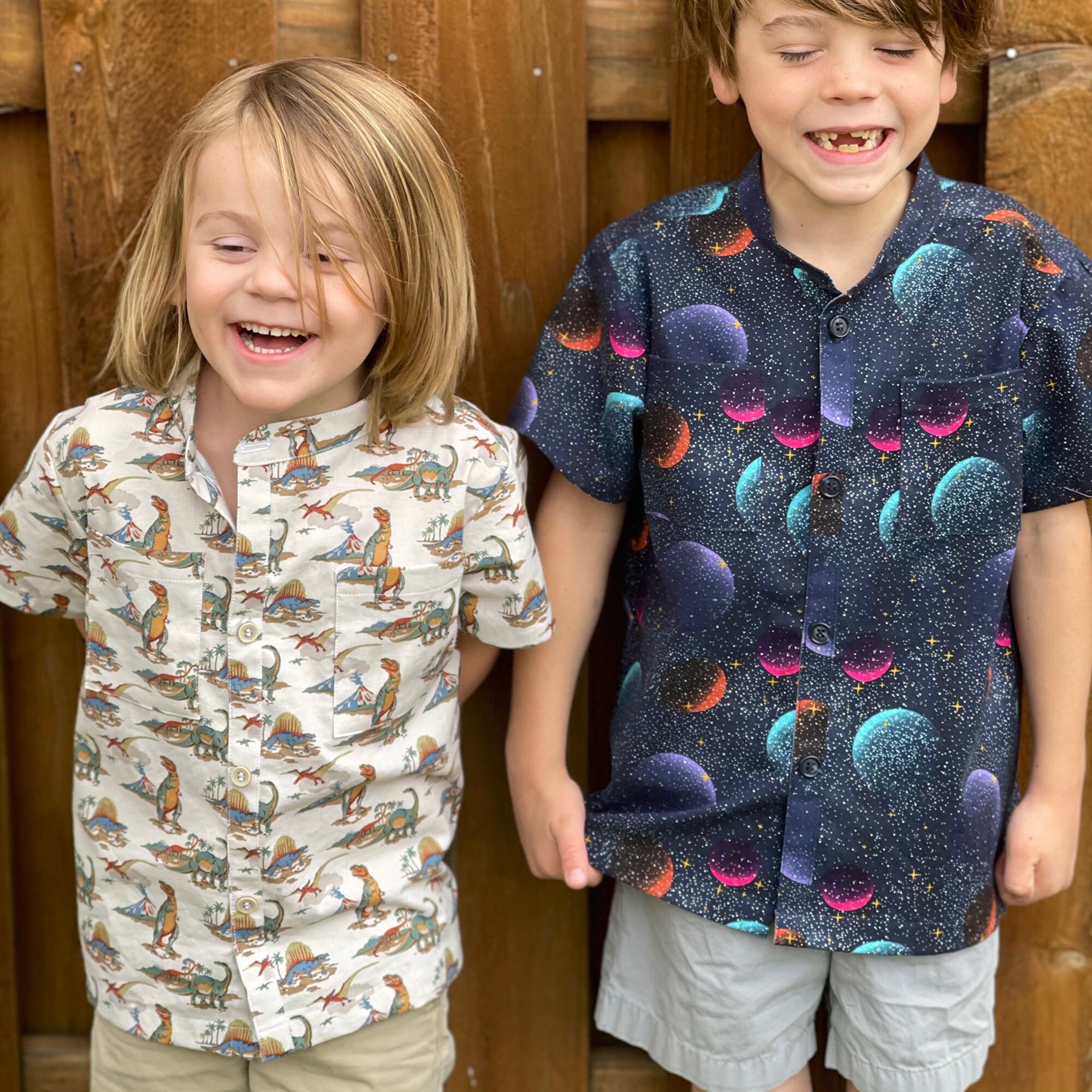 Baby and Boy Shirt PDF Sewing Pattern – With Band Collar – Grandad ...