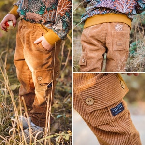 Boys' Pants PDF Sewing Pattern – With Cargo Pocket and Drawstring ...