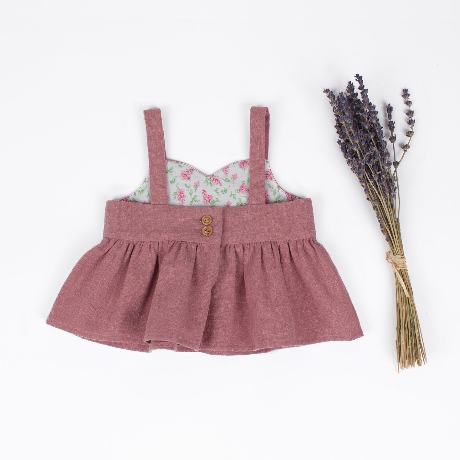 Erika Girl Dress Pattern With Tie Back – PDF Sewing Pattern – Projector ...