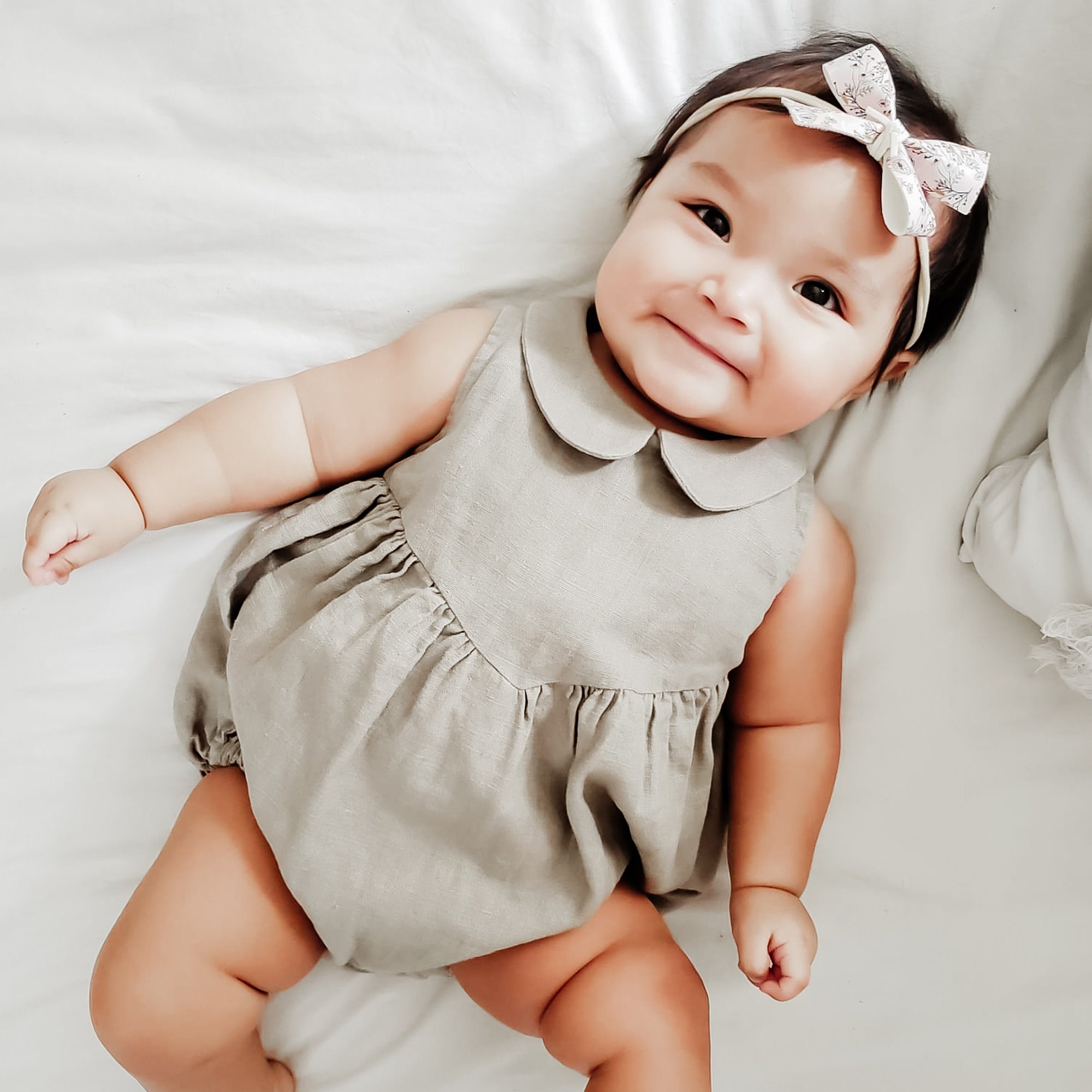 Baby Romper PDF Sewing Pattern Instant Download Peter Pan - Etsy