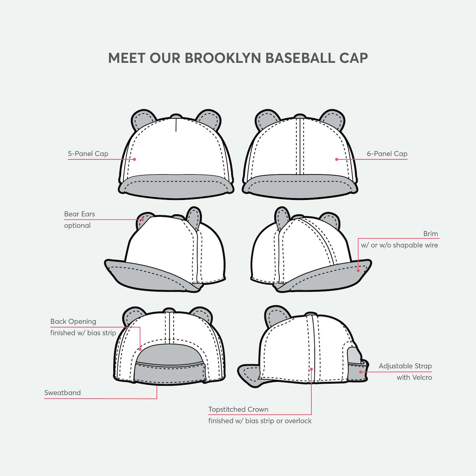 Baby Baseball Cap Sewing Pattern PDF Instant Download - Etsy