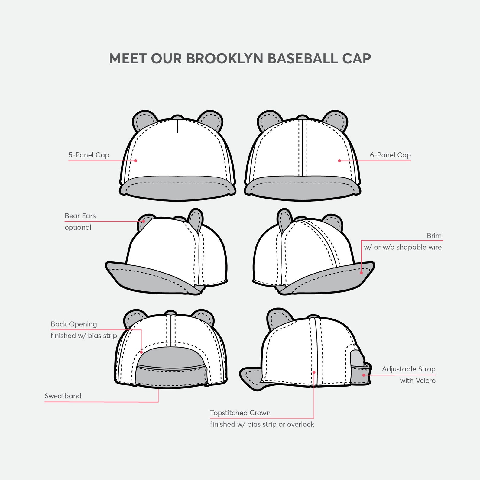Baby Baseball Cap Sewing Pattern PDF Instant Download Etsy Baby Baseball Cap Sewing Pattern PDF Instant Download Etsy