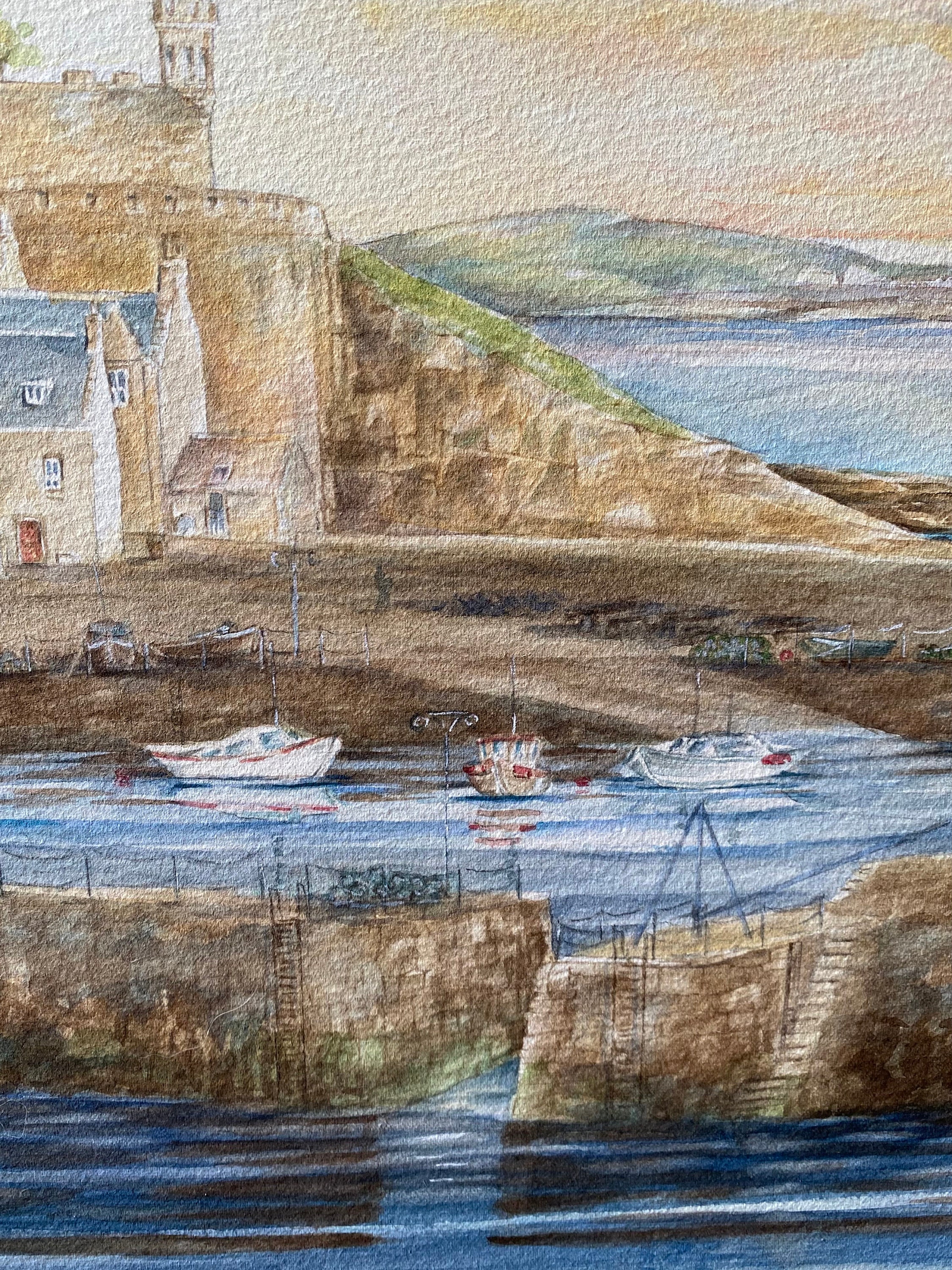Scottish Landscape Crail Original Painting by Norma Robinson - Etsy