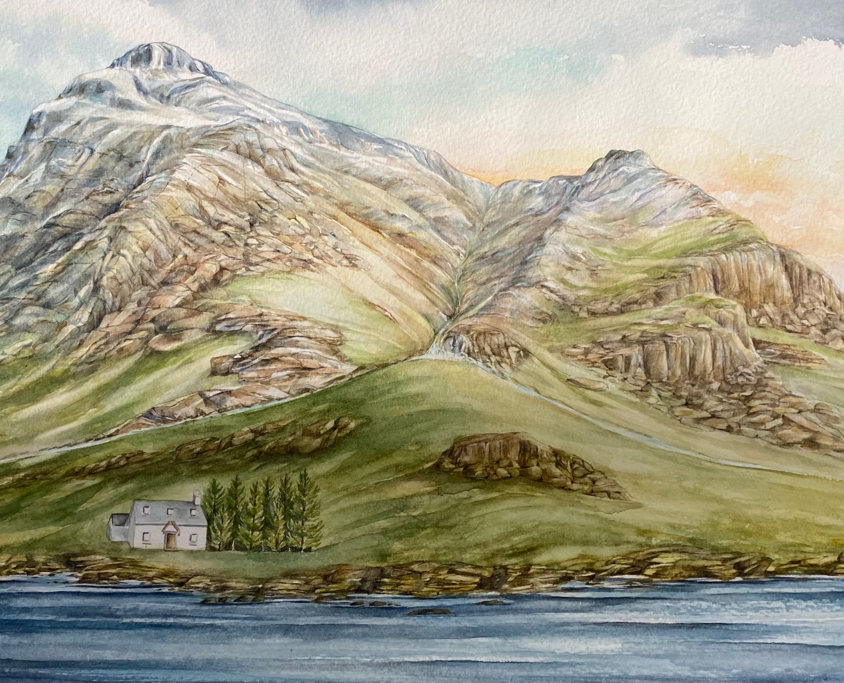 Bothy, Glen Coe Original Painting by Norma Robinson - Etsy UK