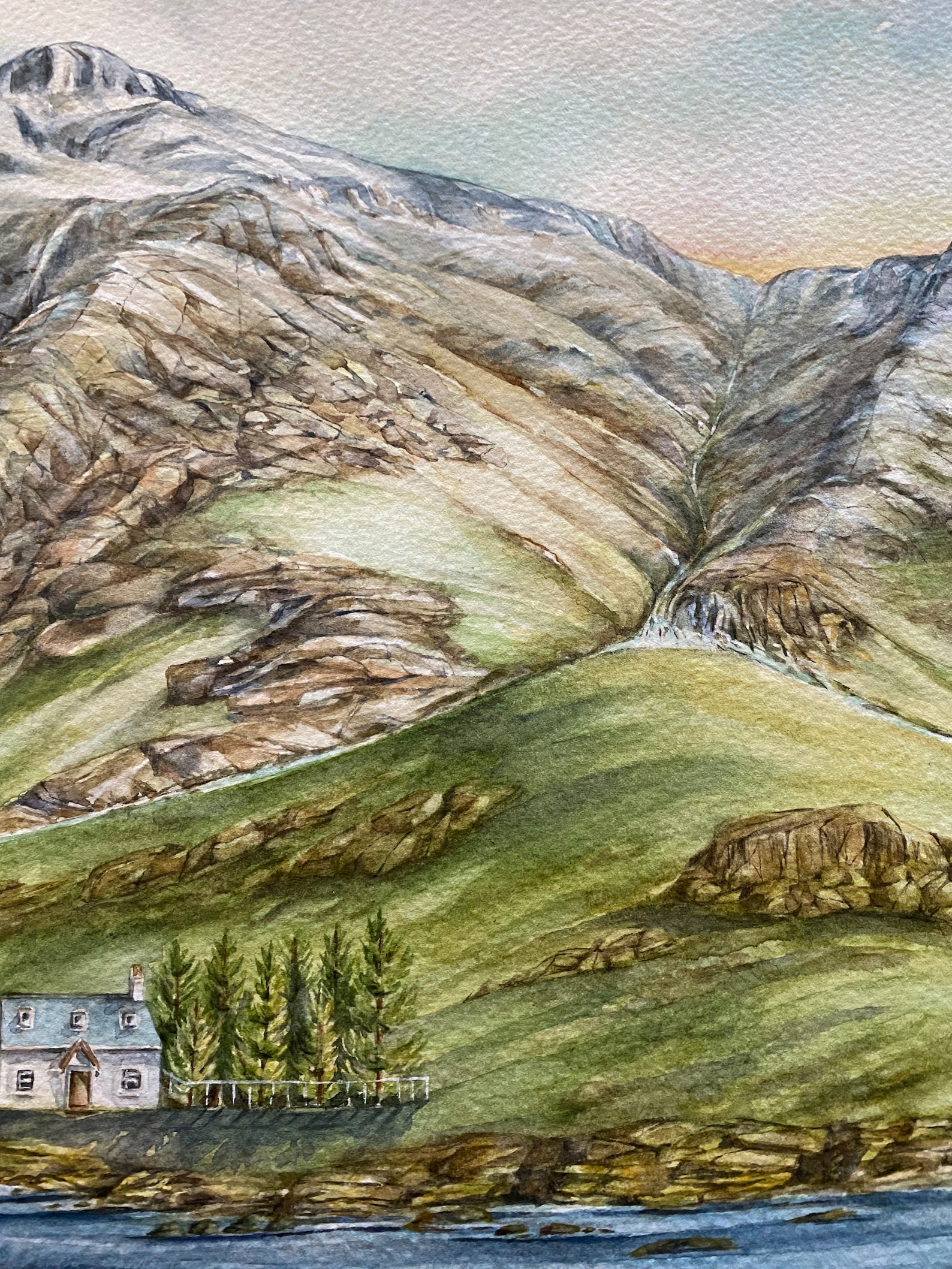 Bothy, Glen Coe Original Painting by Norma Robinson - Etsy UK