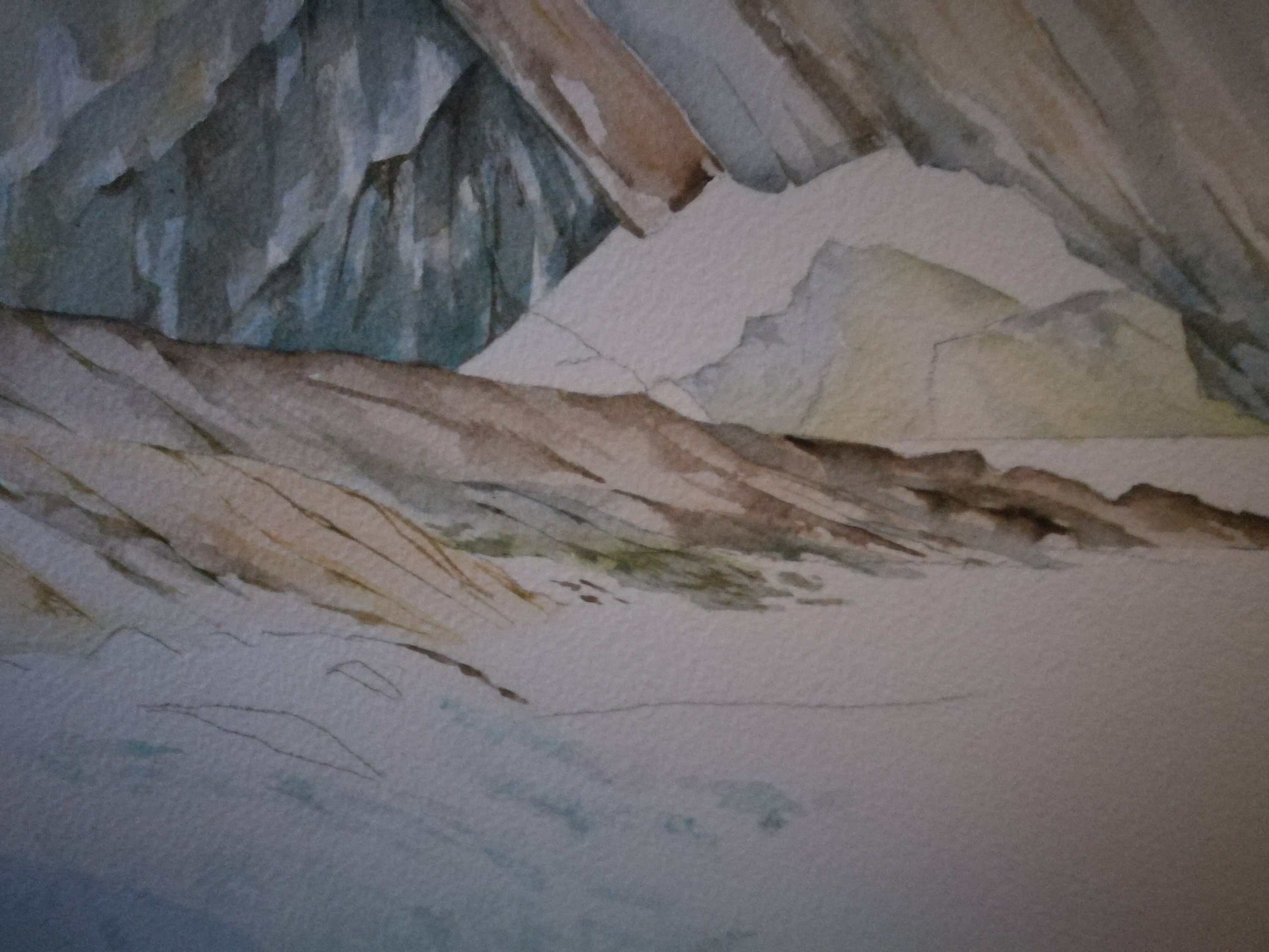 Scottish Seascape, St Kilda, Original Watercolour Painting by Norma ...