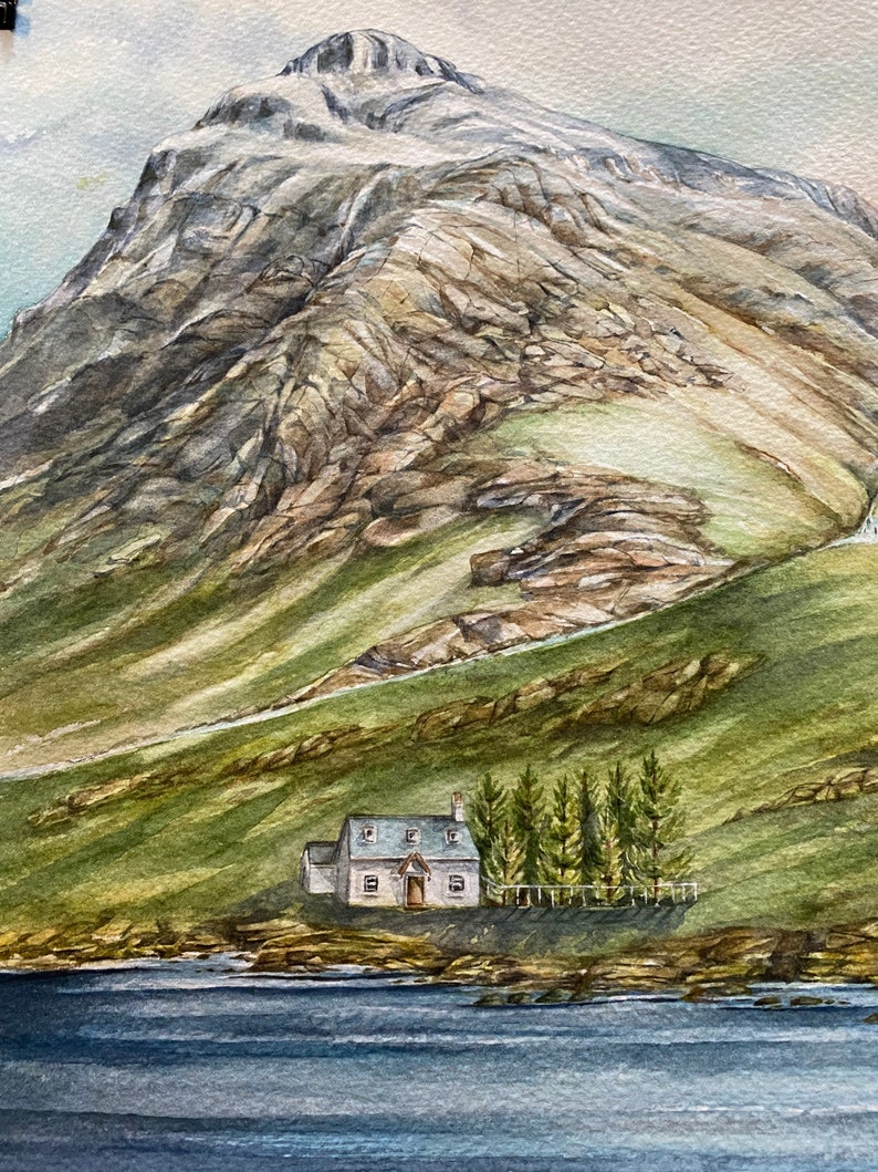 Bothy, Glen Coe - Original Painting by Norma Robinson - Etsy UK