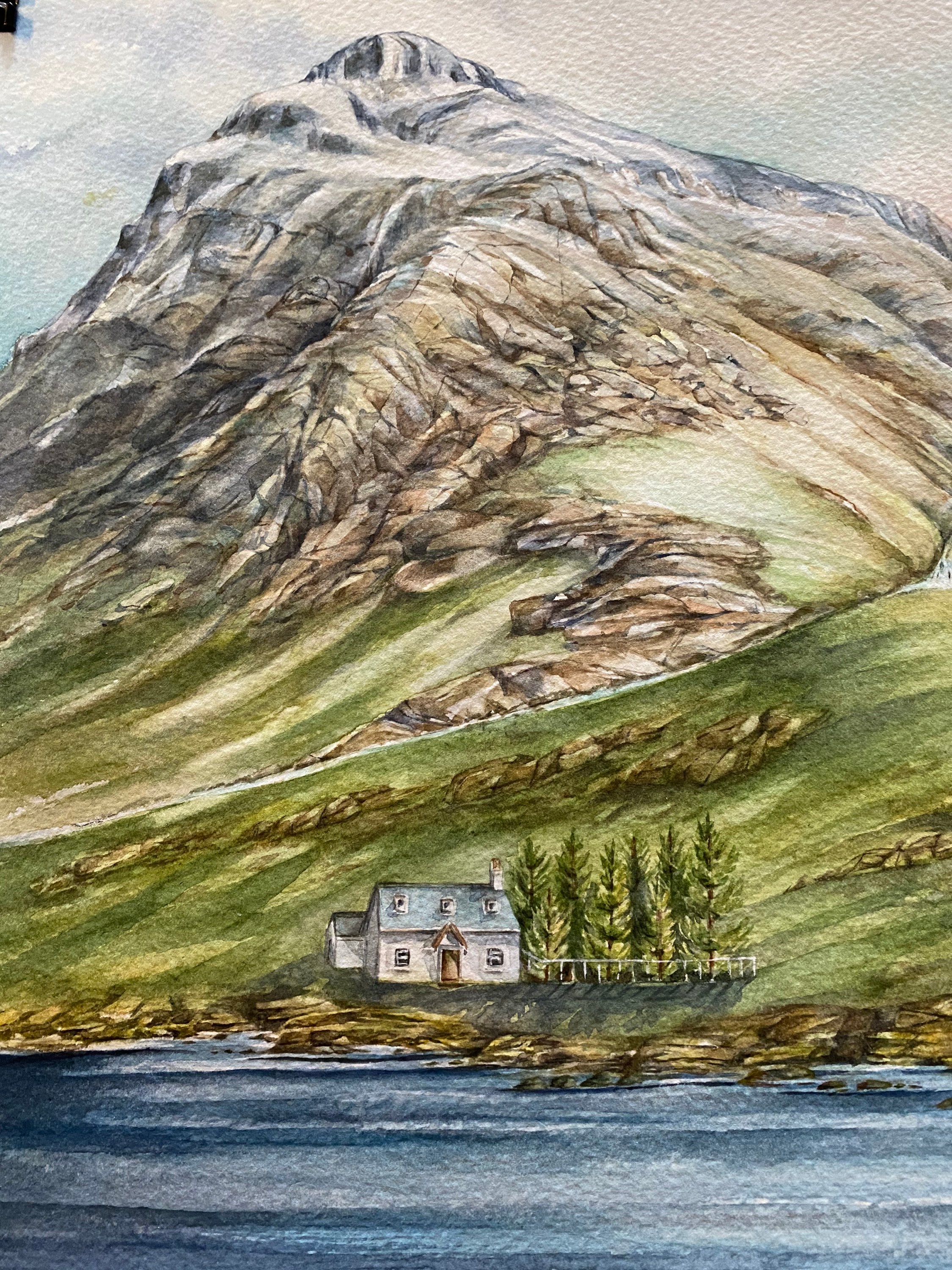 Bothy, Glen Coe Original Painting by Norma Robinson - Etsy UK