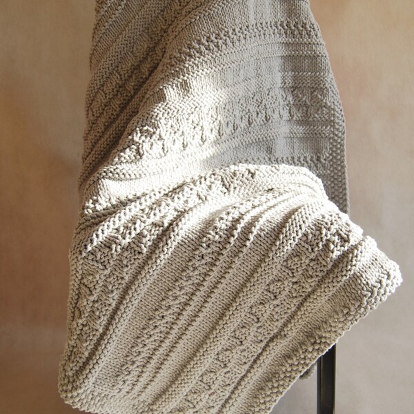 Cable Knit Throw Blanket - Etsy