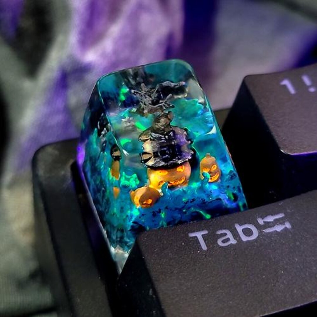 Pumpkin Keycap, Halloween Keycap, Halloween Theme Pumpkin Mechanical ...
