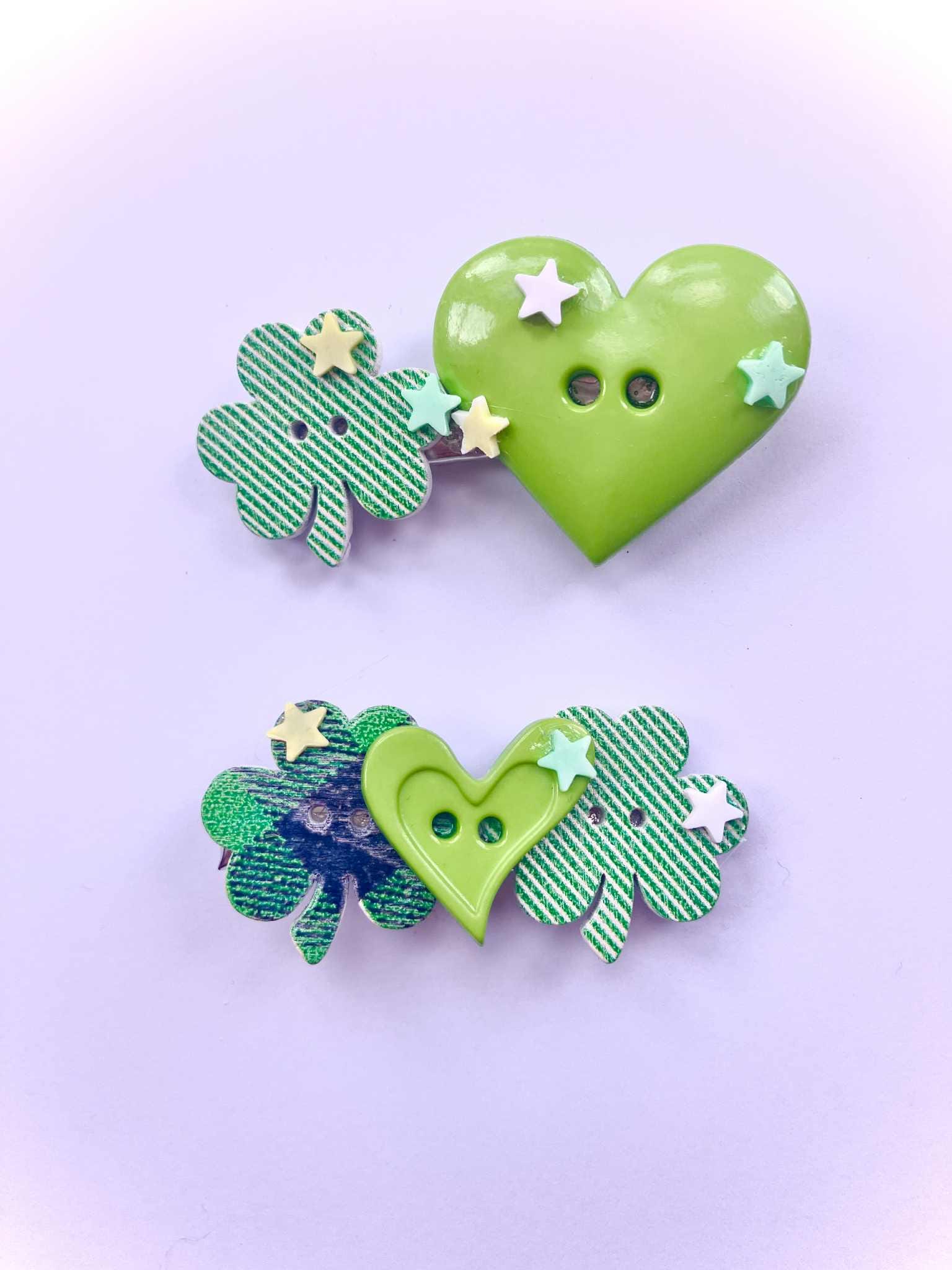 Lucky Clover Clips X 2 ( Only Design 4 Left !) No Restock - Etsy