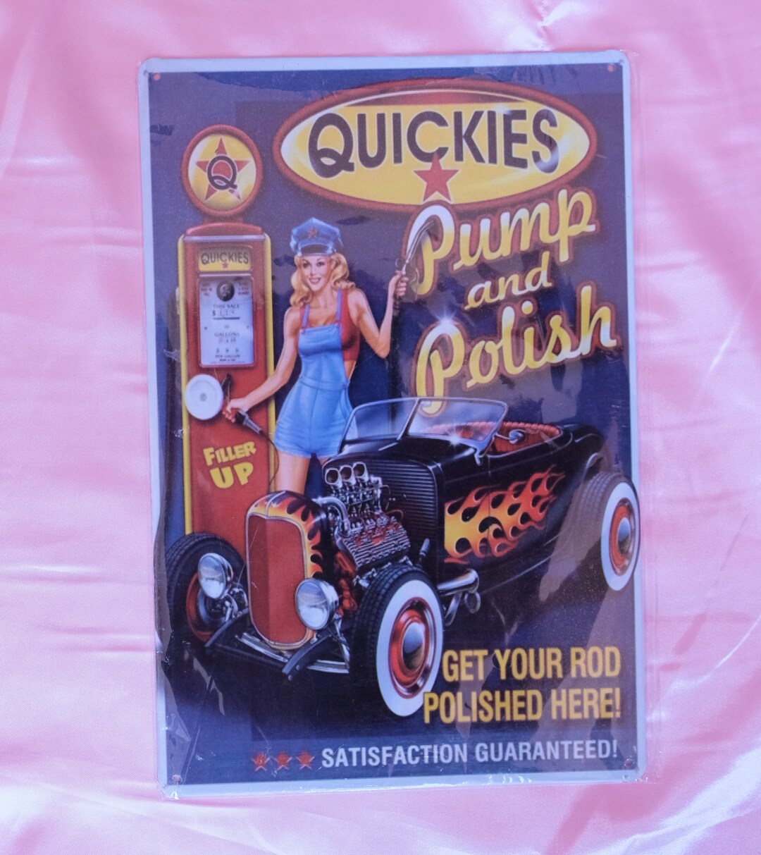 Tin Pin up Girl Decoration - Etsy