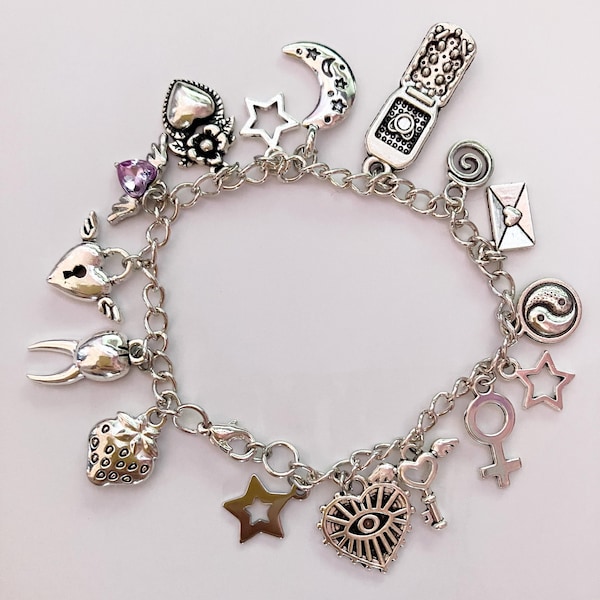 Y2k Charm Bracelet - Etsy