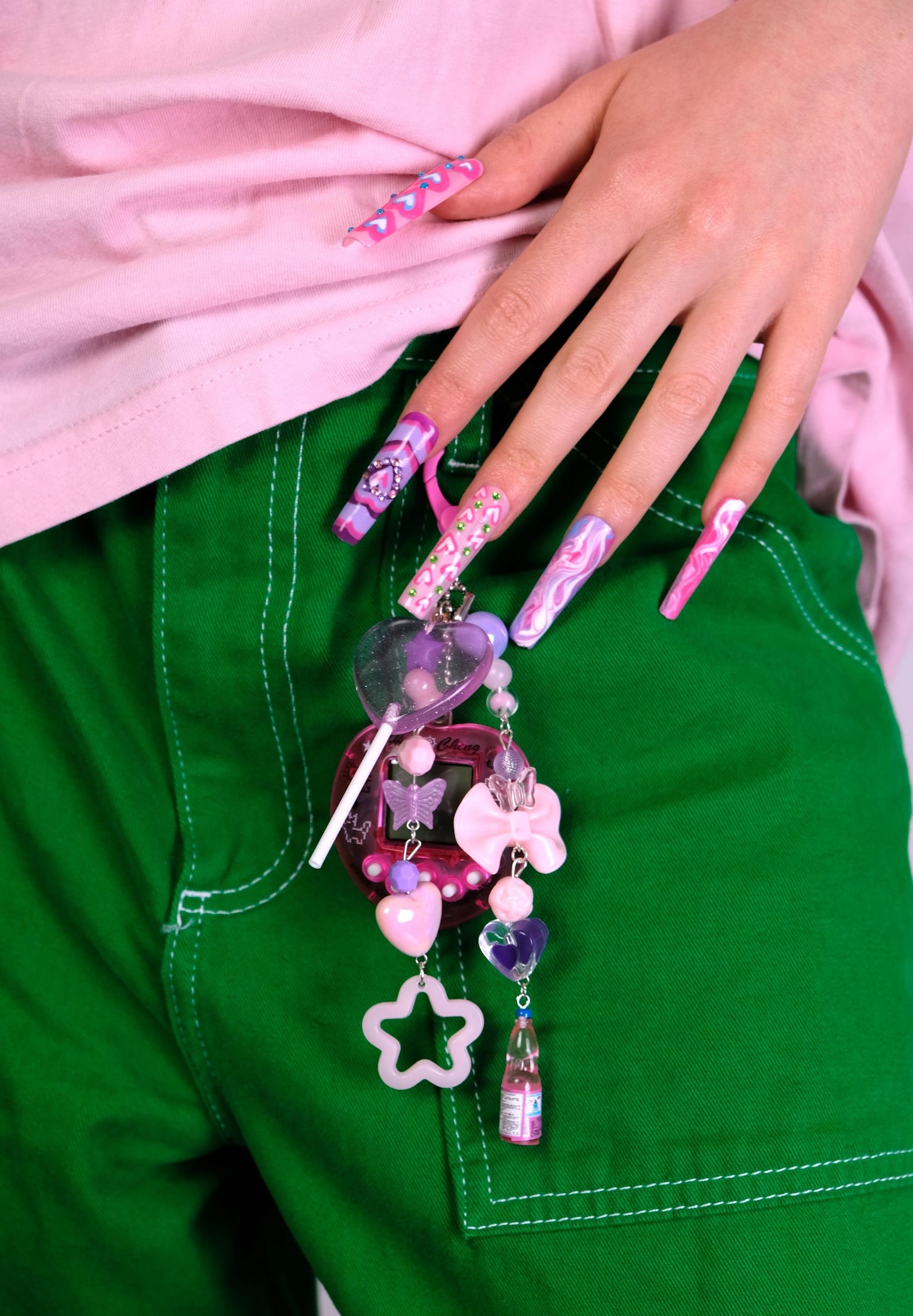Hyper Pop Bag Charm - Etsy