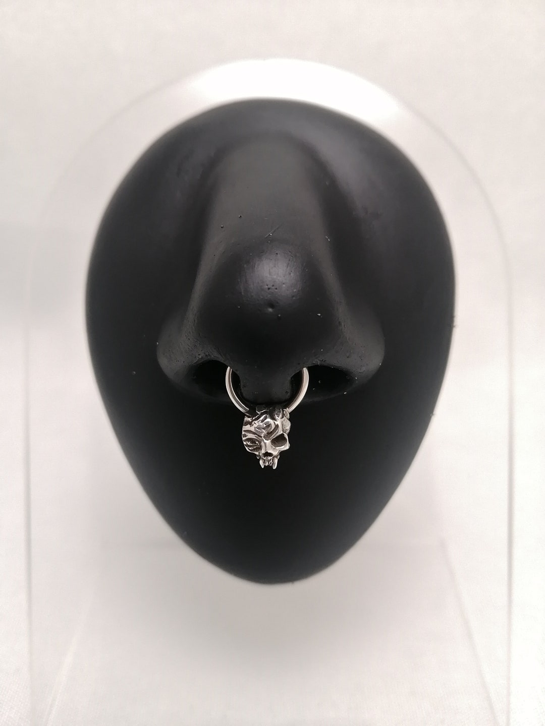 Ghoul Septum, Witcher, Fake Piercing, Demon, Silver Septum,goth Jewelry ...