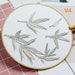 Embroidery One Set Single Color Bamboo Applique Leaves Hand Sewing ...