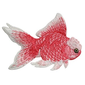 Pair of Fish Golden Fish Lace Embroidery Applique Fish Hand Sew on ...