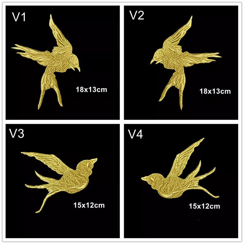 Swallow Applique - Etsy