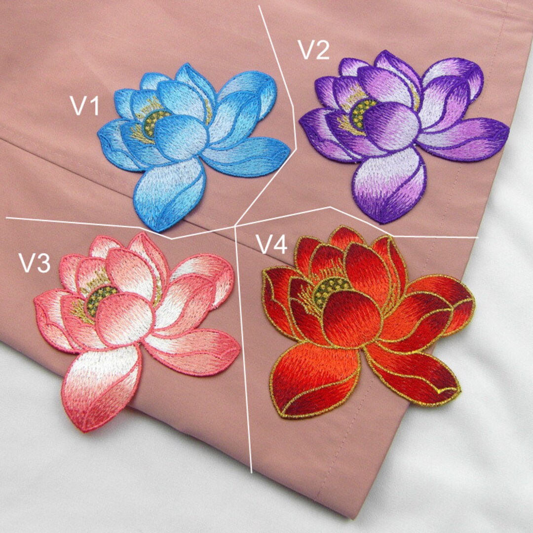 Lotus Applique Flower Clothing Accessories DIY Clothing Dress Skirt ...