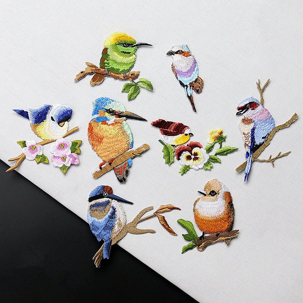 Bird Applique - Etsy