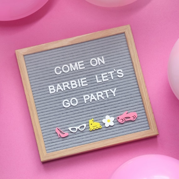 Barbie Letter Board