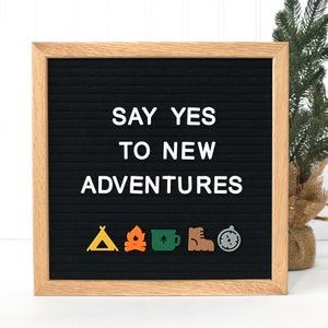 Happy Camper by Candy Letters • Camping & Summer Letter Board Icons ...